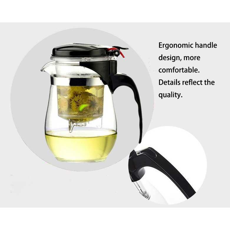 Jual Primal One Two Cups Teko Kaca Teh Kopi Pitcher Borosilikat dengan Saringan - TP-758 ...