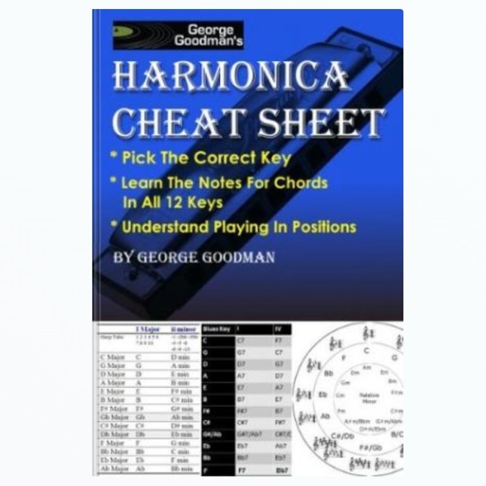 Jual George Goodman's Harmonica Cheat Sheet | Shopee Indonesia