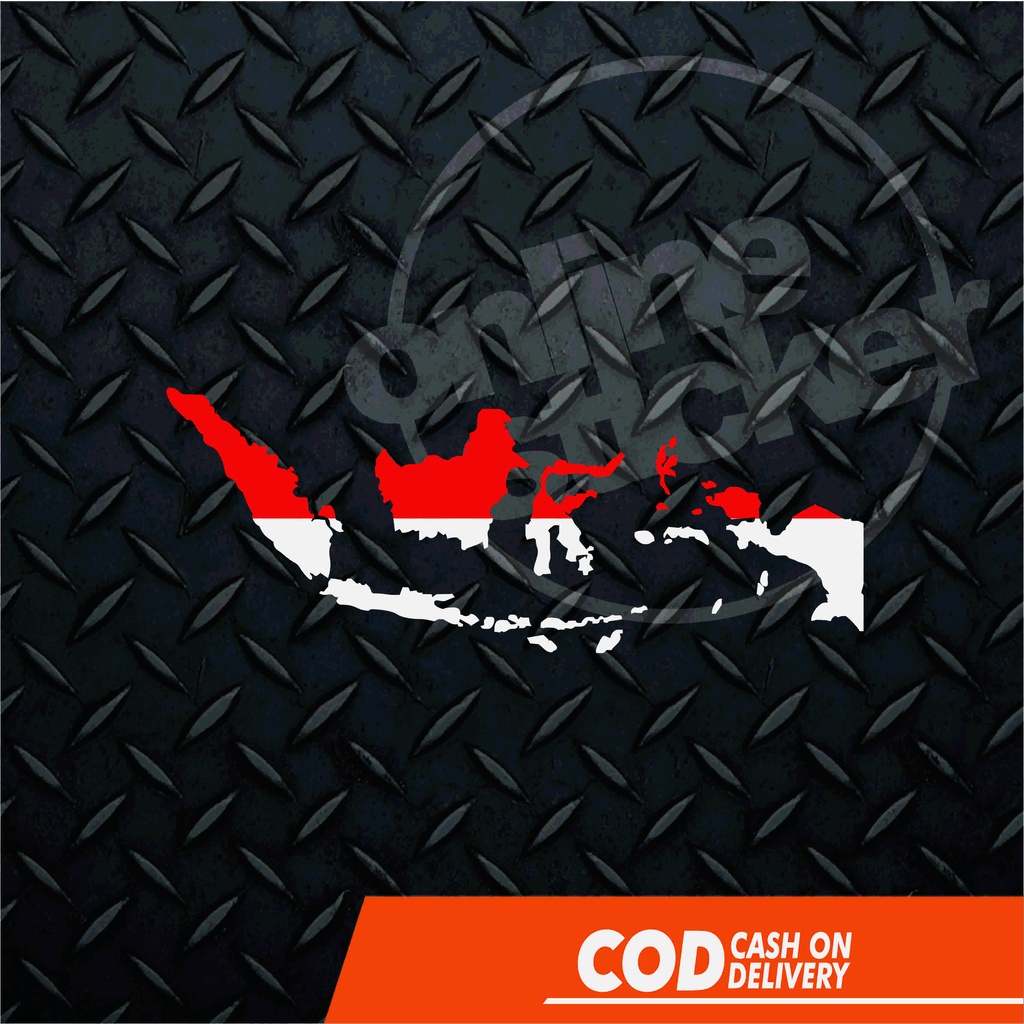 Jual Sticker Peta Indonesia | cutting sticker menyala keren Lucu Unik ...