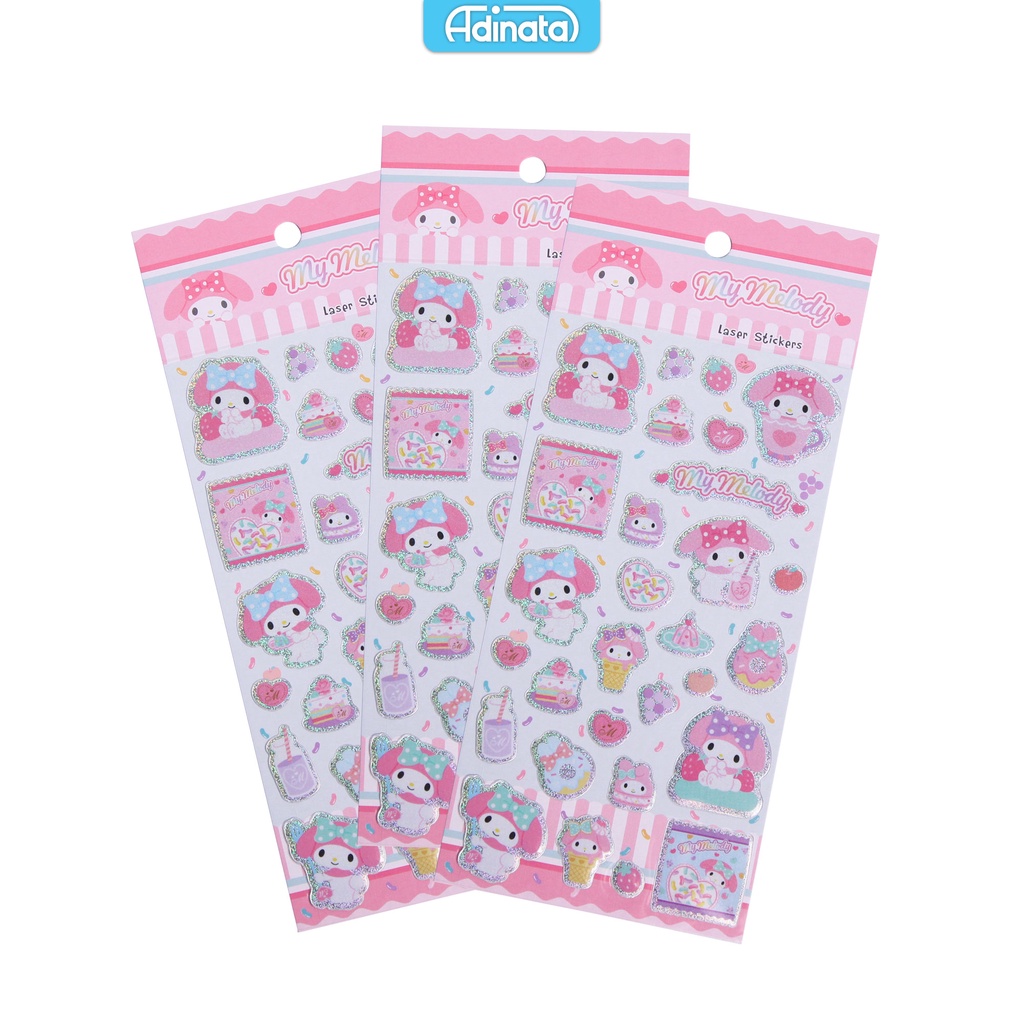 Jual My Melody Laser Stickers 2313-6173 / Sticker - Adinata | Shopee ...