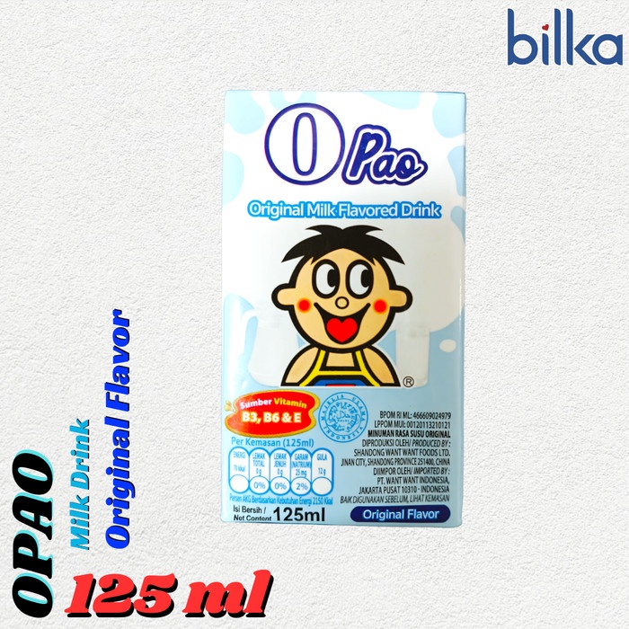 Jual OPAO Milk Drink Original 125ml | Shopee Indonesia