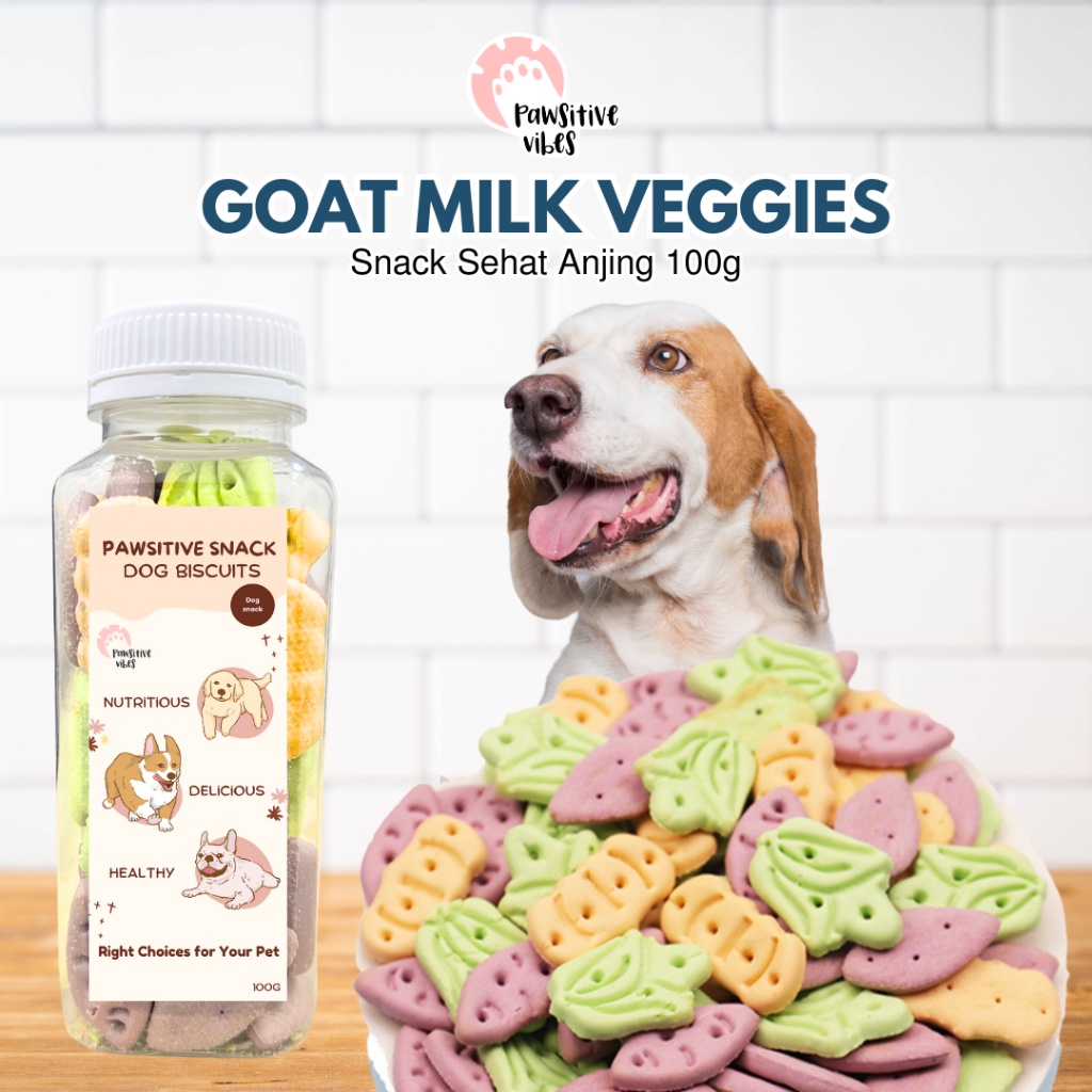 Jual Goat Milk Veggies - Cemilan Anjing - Snack Anjing Kering - Biskuit ...