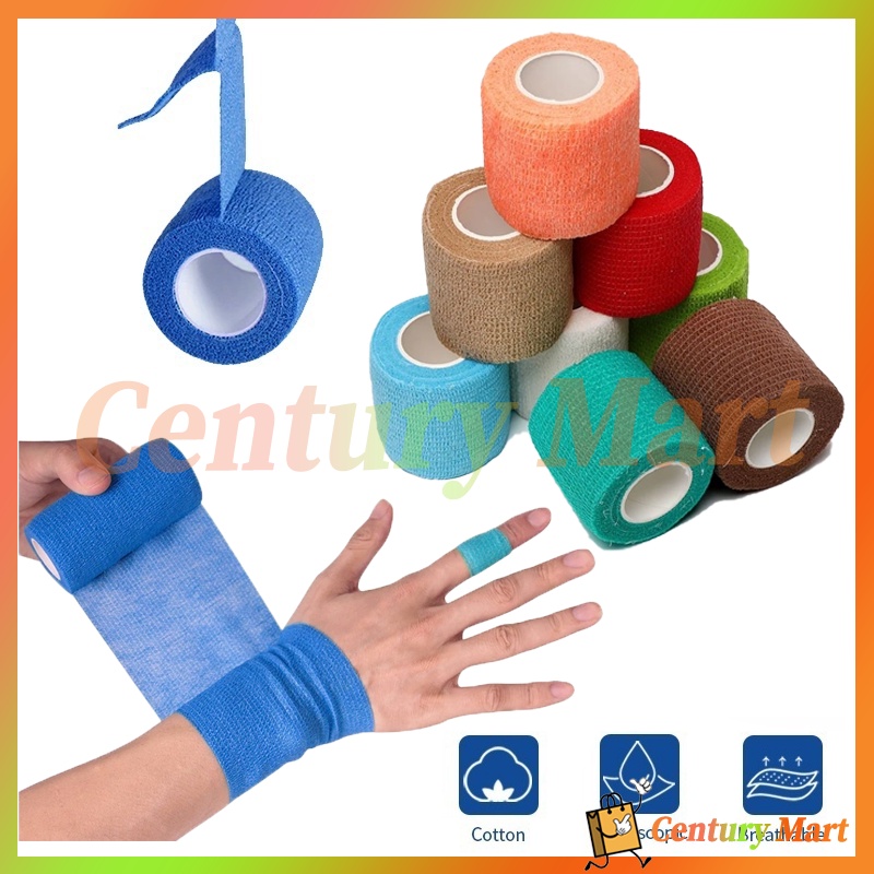 Jual 2pcs Finger Tape /Wrist Tape Support /Perban Elastis Jari 5 m x 4. ...