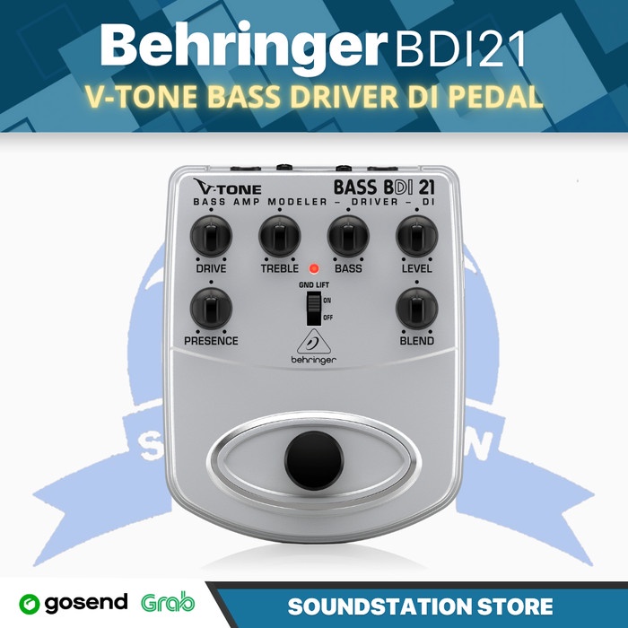 Jual Behringer BDI21 Bass Amp Modeler/Direct Recording Preamp/DI Box ...