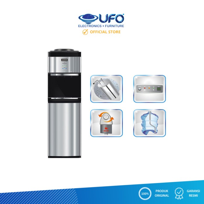 Jual Sanken Dispenser Galon Atas Bawah HWDZ980SBK | Shopee Indonesia