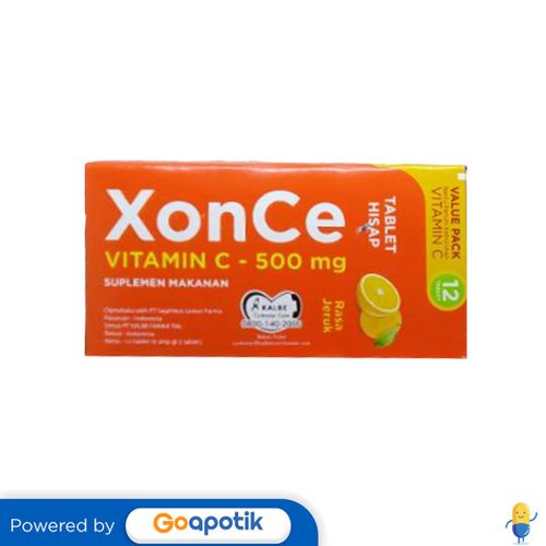 Jual Xon-Ce Vitamin C Box 12 Tablet | Shopee Indonesia