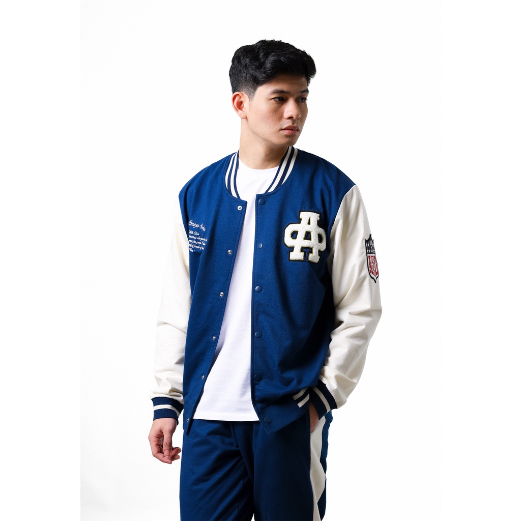 Jual Manzone Jacket Pria MZY-ALPHA - NAVY | Shopee Indonesia