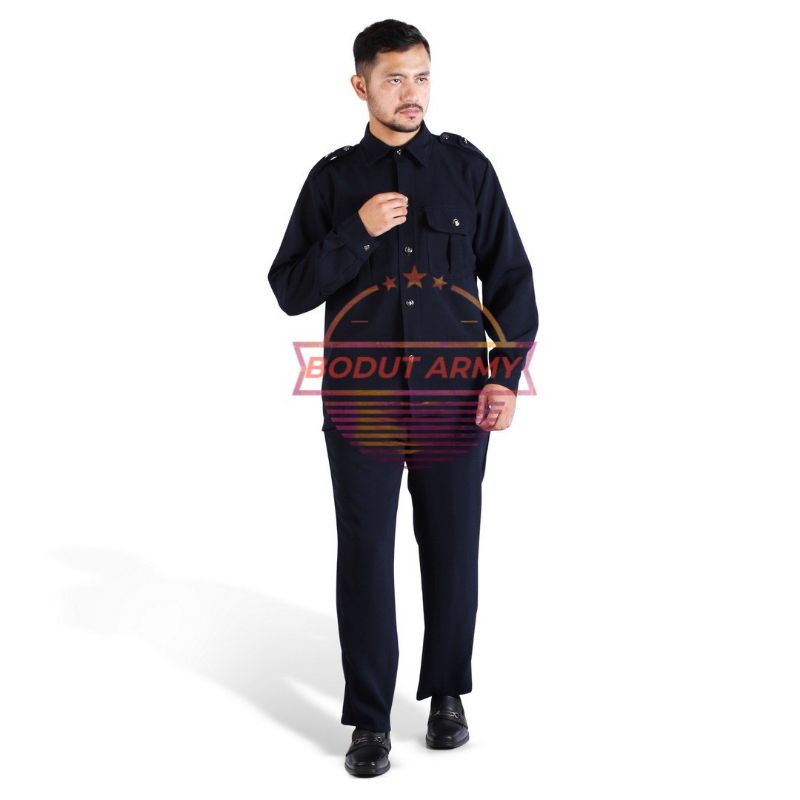 Jual Rastoreshop SERAGAM SAFARI HITAM BAJU SAFARI SETELAN SAFARI ...