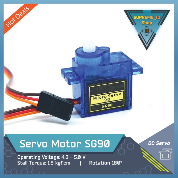 Jual DC Servo Motor SG90 | RC Robotic Arduino Raspberry pi -KEI80 ...