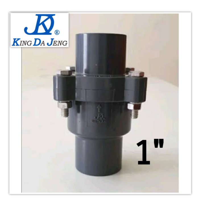 Jual Check valve 1 inch KDJ Checkvalve peer spring 1" inch | Shopee ...
