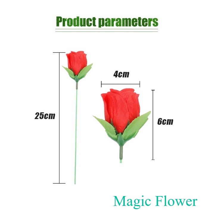 Jual Alat Sulap Api Bunga Mawar (Api Torch to Rose Flower) Magic Trick ...