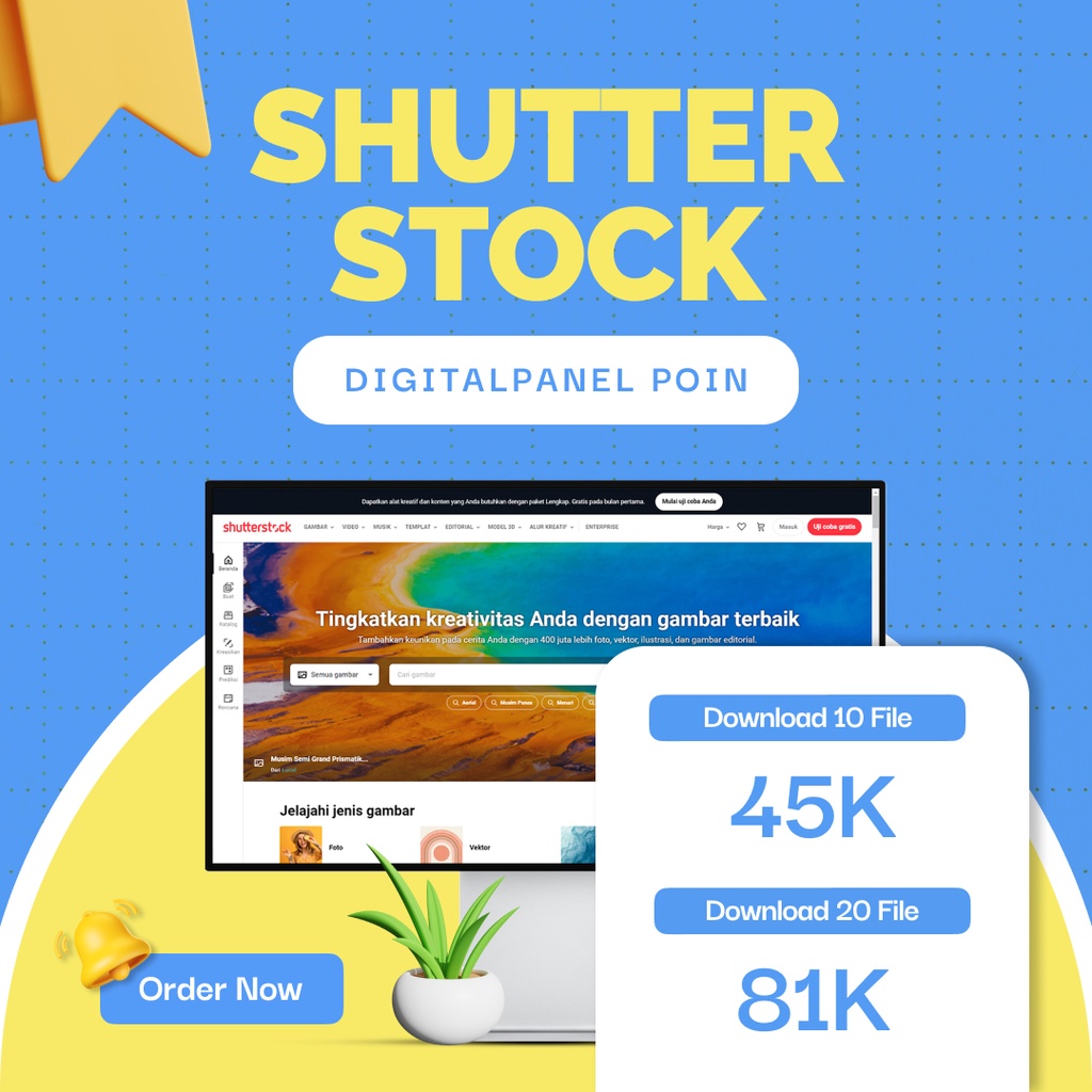 Jual SHUTTERSTOCK PREMIUM | SHUTTERSTOCK 1 BULAN | HISTORY TERSIMPAN ...