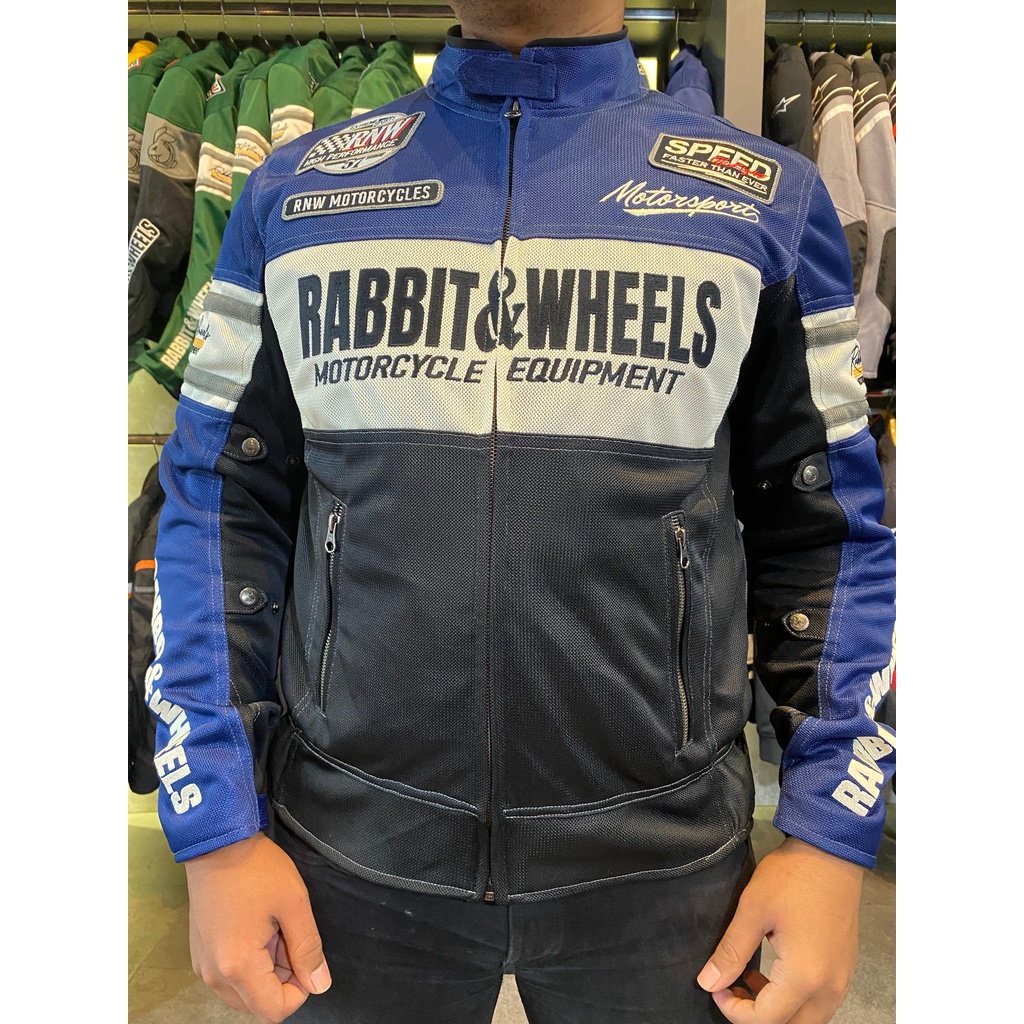 Jual Rabbit and Wheels New Combo Jacket Blue | Shopee Indonesia