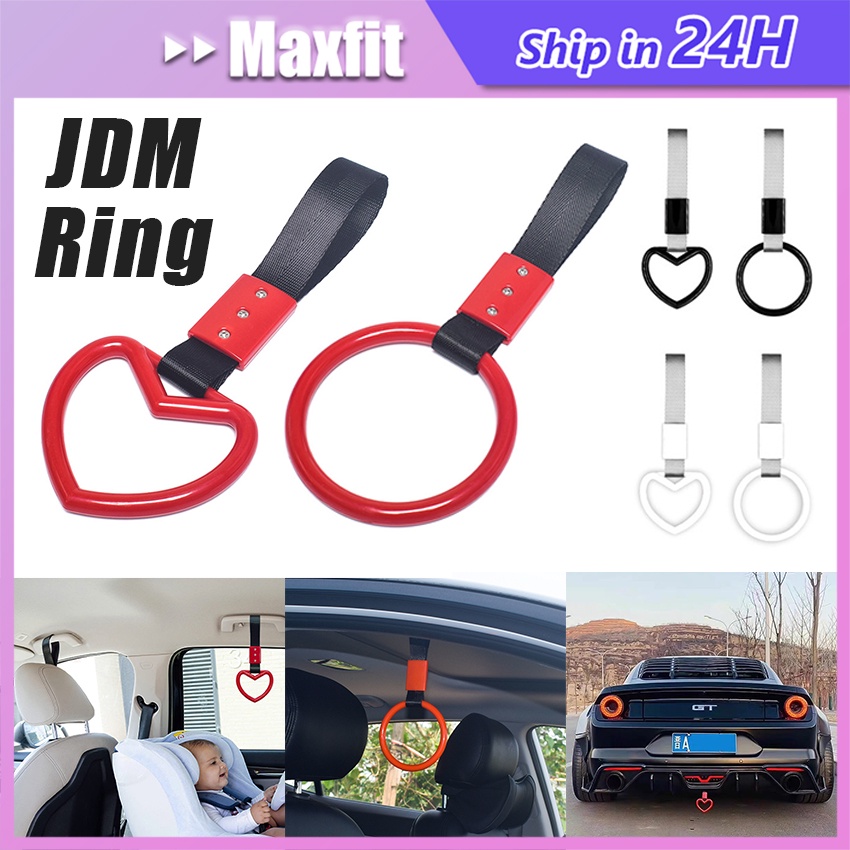 Jual Pegangan Tangan Mobil Handle Grip Ring Heart Towing Jdm Love ...