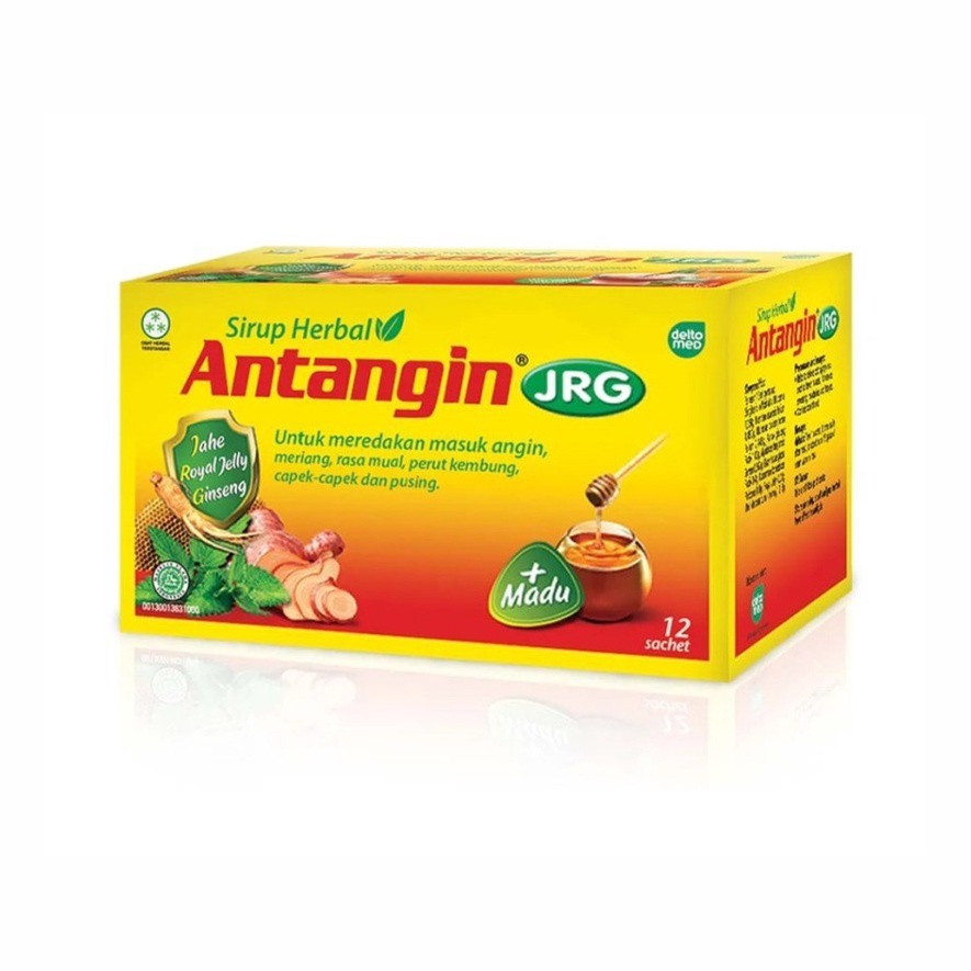 Jual Antangin JRG Sirup Herbal 15 ML Box 12 Sachet - Meredakan Masuk ...