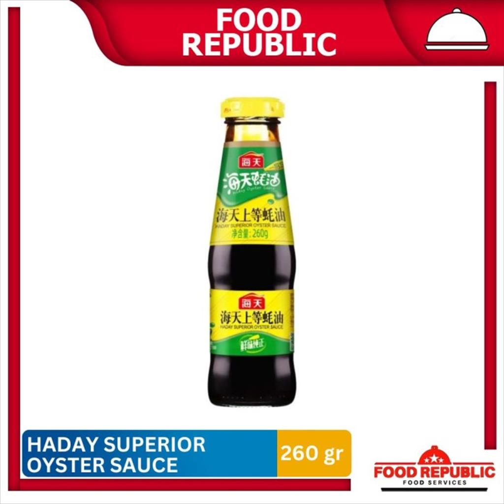 Jual Haday Superior Oyster Sauce 260 gr Hai Tian Saus Tiram khas China | Shopee Indonesia