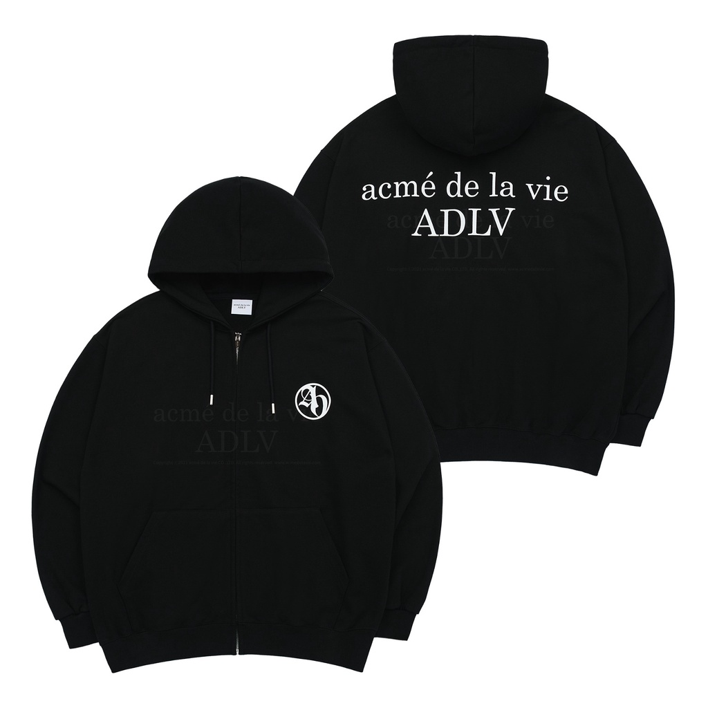 Jual [ADLV] Circle New Symbol Logo Hoodie Zip Up Black - Hoodie ...