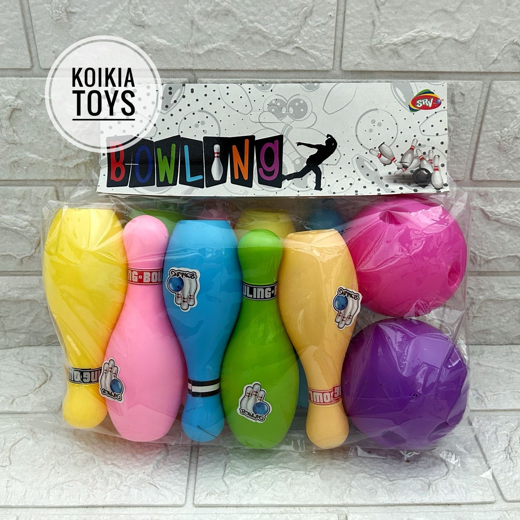 Jual Mainan anak olahraga bowling warna warni | Shopee Indonesia