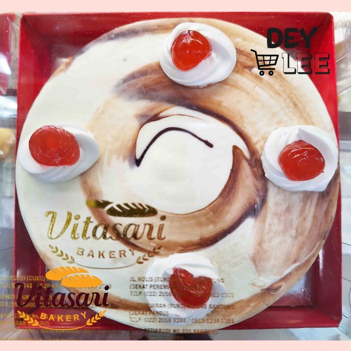 Jual VITASARI Birthday Cake Motif Marmer Bulat Kue Ulang Tahun Bandung ...