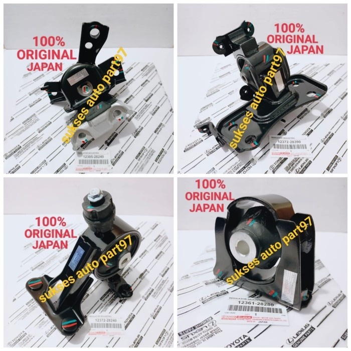 Jual engine mounting full set alphard vellfire ANH20-25 2400cc 08-2015 ...