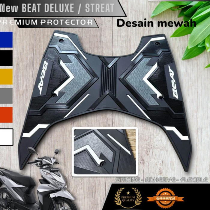 Jual KARPET PIJAKAN KAKI NEW BEAT STREET BEAT DELUXE ALAS KAKI ORIGINAL AHM - silver | Shopee ...