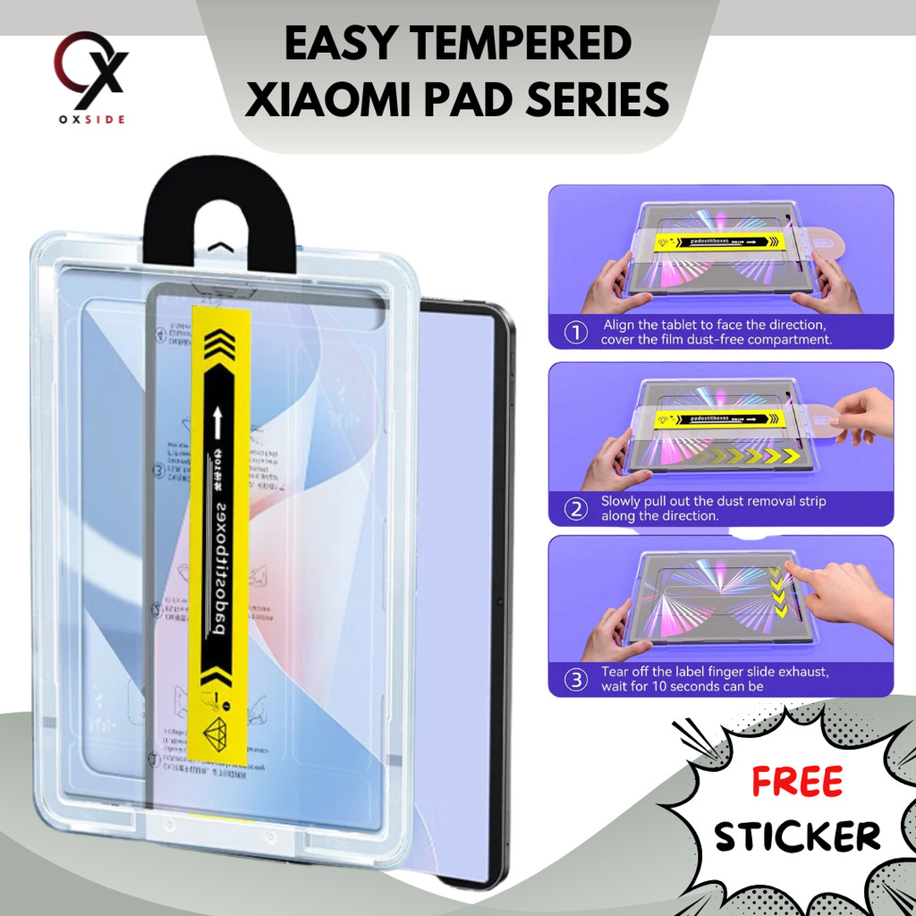 Jual Easy Tempered Glass For Xiaomi Pad 6 / Mi Pad 5 / Redmi Pad SE 11 ...