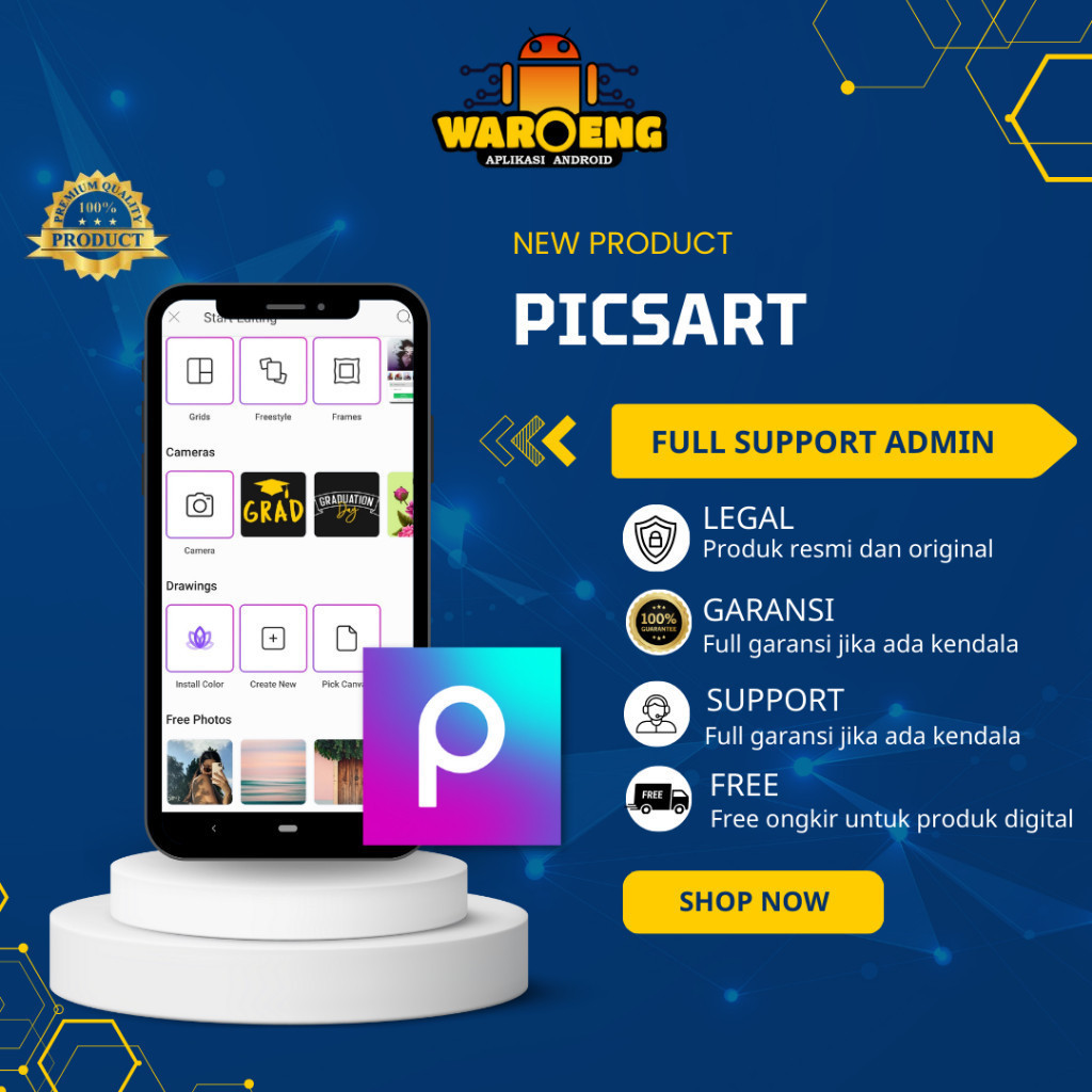 Jual PicsArt Premium Aplikasi Software lifetime | Shopee Indonesia