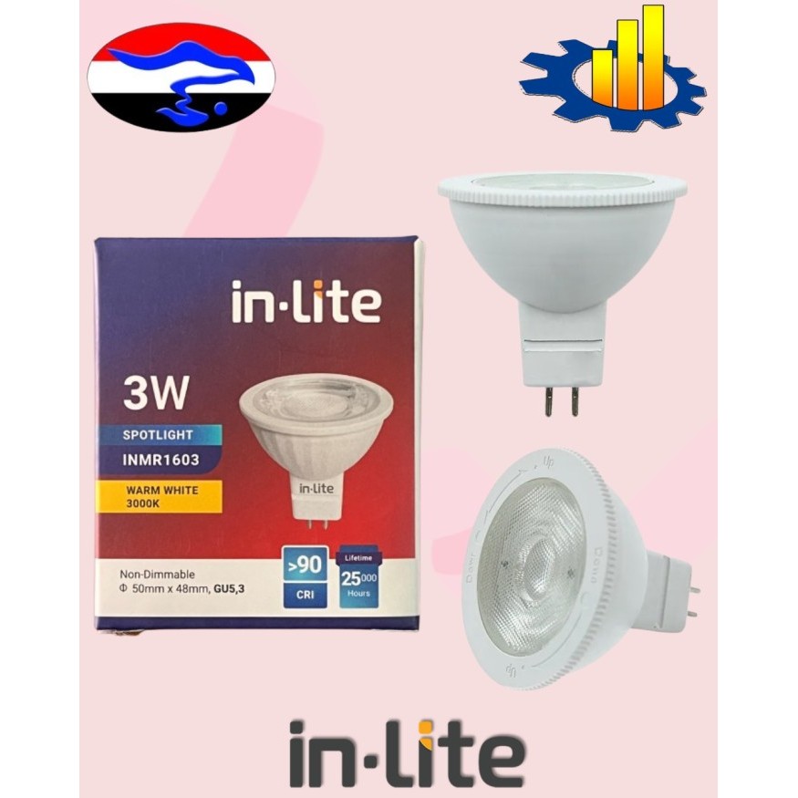 Jual Lampu Spotlight In-Lite 3 Watt INMR1603 | Shopee Indonesia