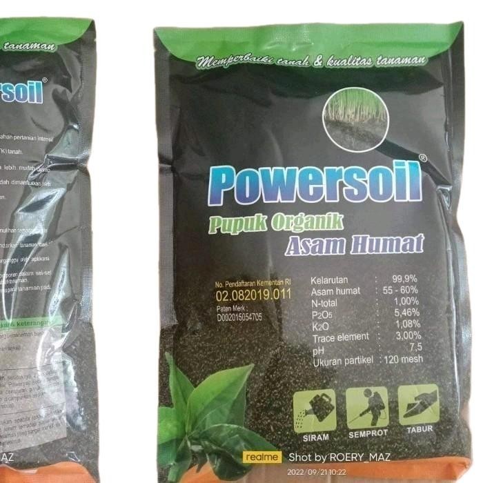 Jual Powersoil 1kg Asam Humat Pupuk Pembenah Tanah Organik Tanaman Alami Hitam - Jamur | Shopee ...