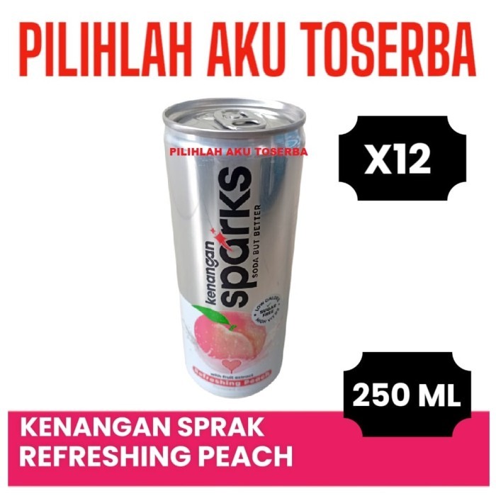 Jual Kenangan SPARKS PEACH Kaleng 250 ml - ( HARGA 12 Kaleng ) | Shopee ...
