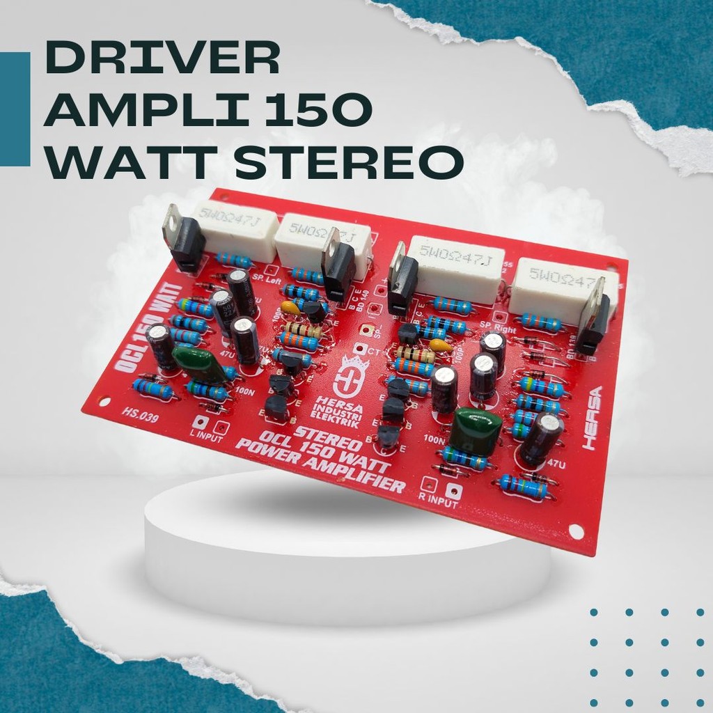 Jual Driver OCL 150W Stereo – Modul Power Amplifier 150 Watt untuk ...