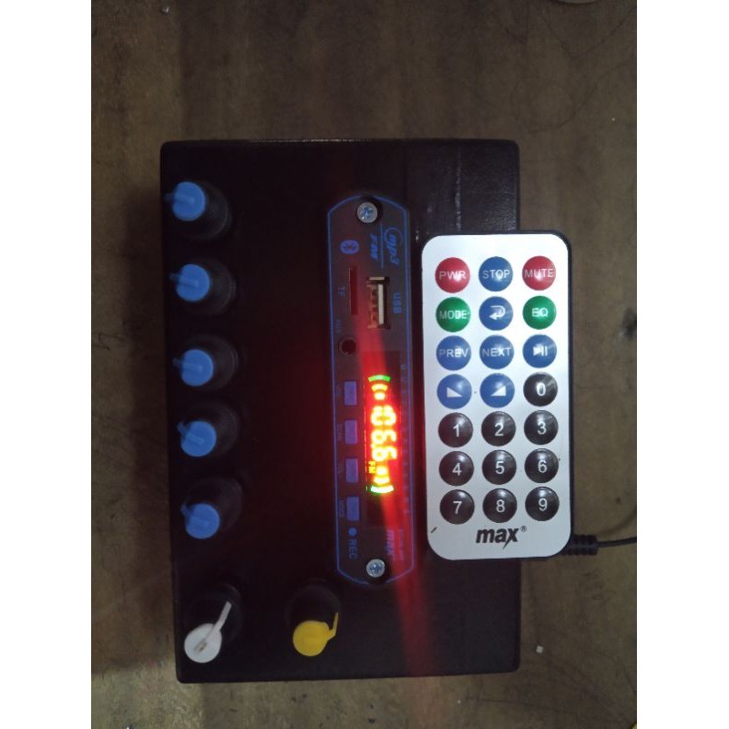 Jual Mini Mixer + modul USB Bluetooth FM Radio Bayar di tempat (COD ...
