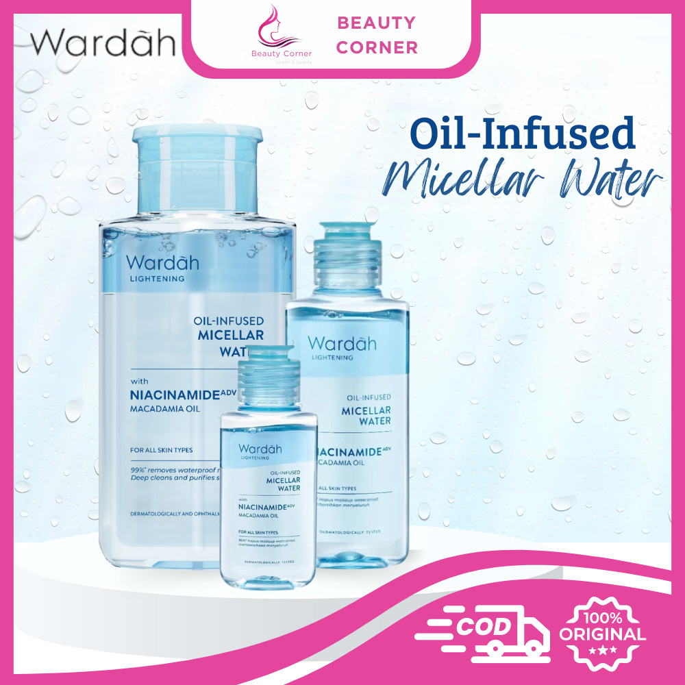 Jual Wardah Lightening OIl-Infused Micellar Water Series | Shopee Indonesia