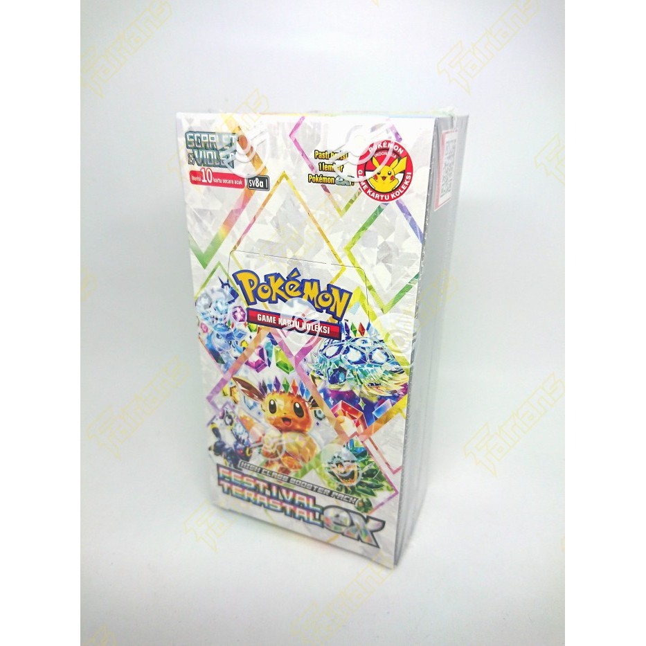 Jual Pokemon TCG Indonesia Sealed Booster Box High Class Booster Pack Festival Terastal ex (SV8A ...