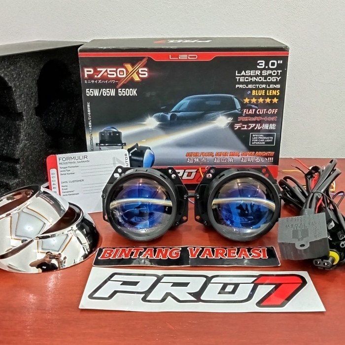 Jual PRO7 P750XS PROJECTOR BILED PRO 7 LASER 65 WAT BLUE LENS | Shopee ...