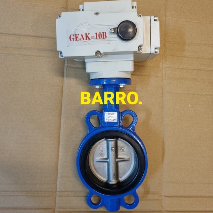 Jual Butterfly Valve Motorized 2-1/2 Inch Cast iron Electric Actuator ...