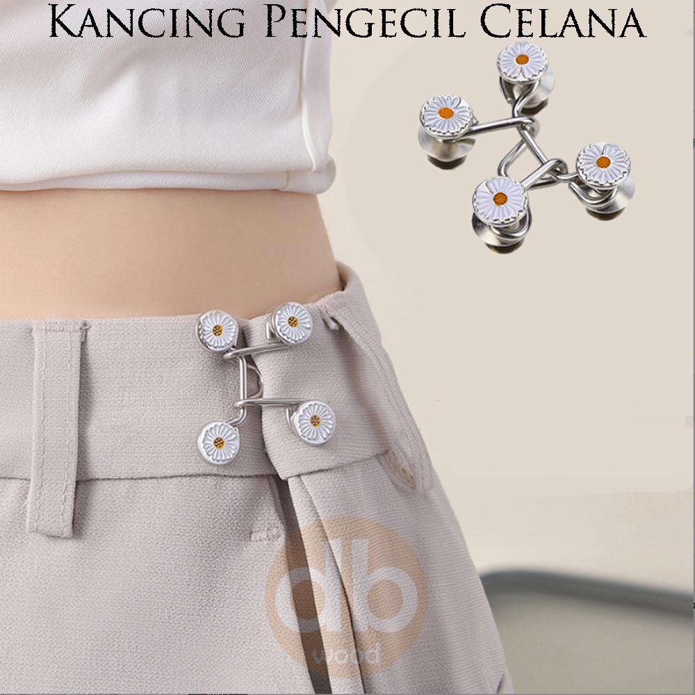 Jual Kancing Pengait Celana | Kancing Jeans Logam Simple Adjustable ...