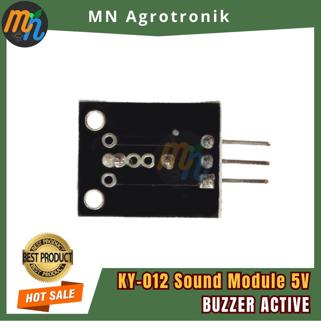 Jual MODUL BUZZER 5V KY-012 ACTIVE HIGH FOR ARDUINO AKTIF HIGH SOUND MODULE | Shopee Indonesia