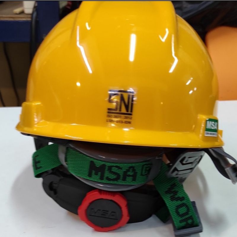 Jual EF23D Helm Proyek MSA lokal SNI V-grad/ safety Helmet MSA ...