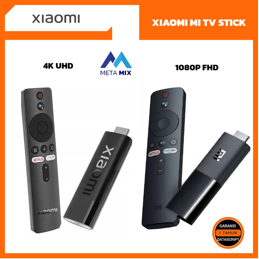 Jual Xiaomi Mi TV Stick Smart Android Stik Garansi Resmi Full Ultra HD ...