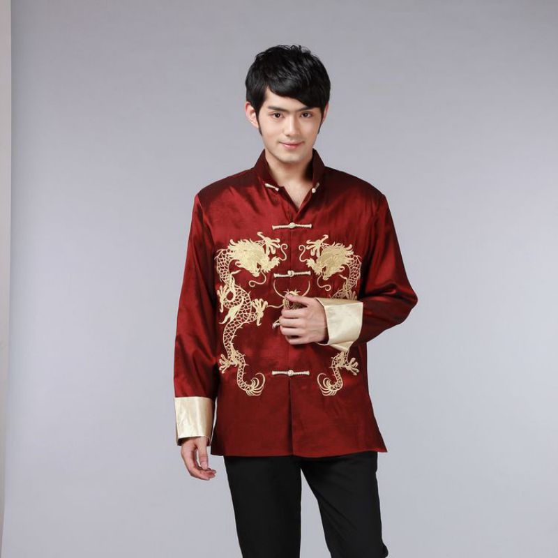 Jual ATASAN SHANGHAI IMLEK COWO IMPORT / CHEONGSAM PREMIUM | Shopee ...