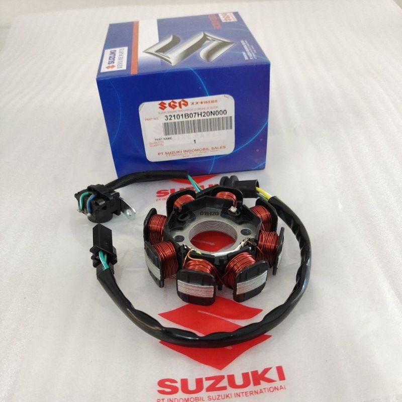 Jual COD Spull Spul spol spool Assy stator Suzuki Smash Titan ORIGINAL ...