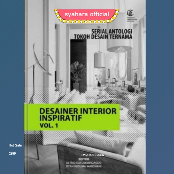 Jual Buku Desainer Interior Inspiratif Vol. 1 & 2 | Shopee Indonesia