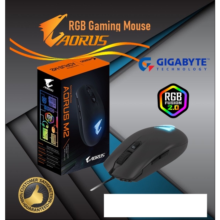 Jual PT- Gaming Mouse GIGABYTE AORUS M2 RGB OPTICAL USB 6200dpi ...