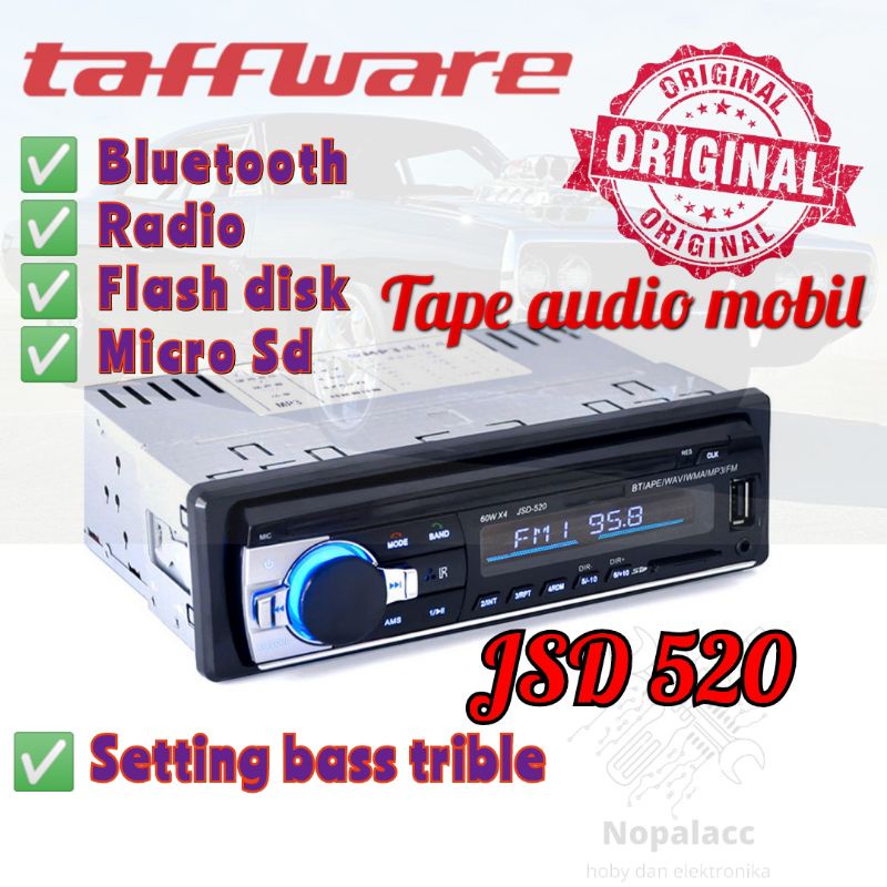 Jual TAPE MOBIL BLUETOOTH - TIP MOBIL MURAH - SINGLE DIN HEAD UNIT MOBIL - CAR AUDIO USB MEMORY ...