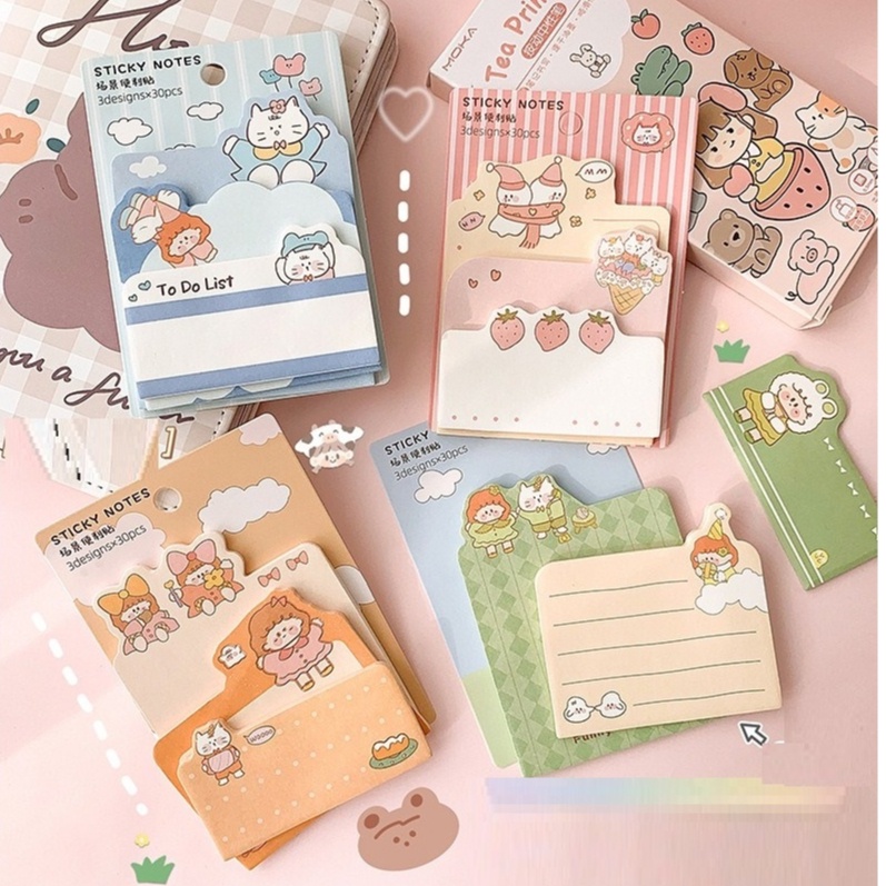 Jual 4 Pack 360 Lembar Memo Sticky Notes Notepad Mini OneShoppingMall ...