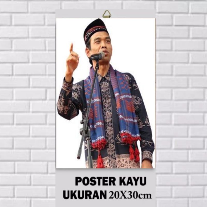 Jual POSTER KAYU USTAD ABDUL SOMAD/POSTER USTADZ UAS/POSTER HIASAN ...