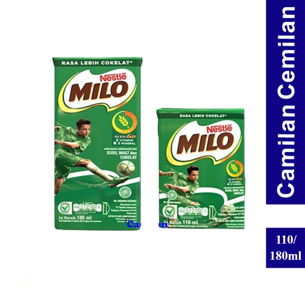 Jual Milo Activ-Go UHT Susu Coklat 180 ml | Shopee Indonesia