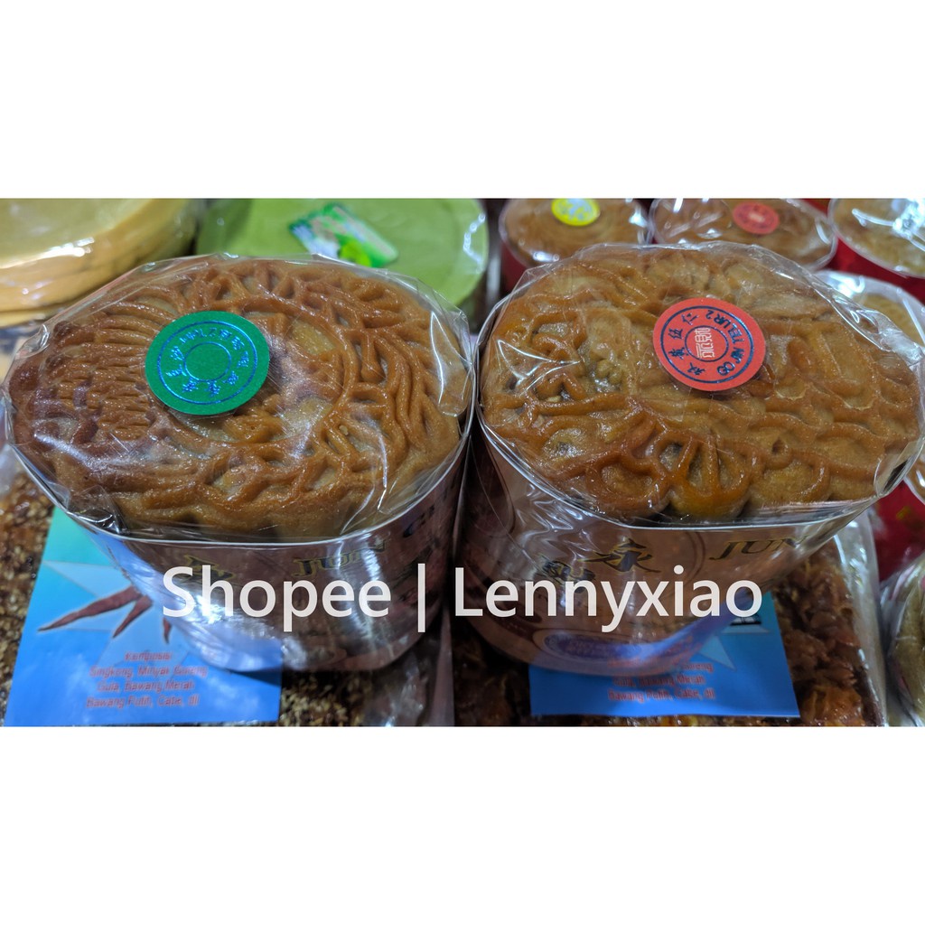 Jual Moon Cake Kue Bulan 2 Telur Asin Jun Choi Singkawang Kcang Hijau ...