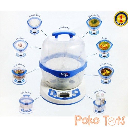 Jual Baby Safe 10 in 1 Multifunction Steamer Pengukus Multi Fungsi JB ...